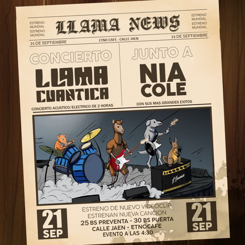 Llama Cuántica y Nia Cole en acústico – eléctrico - movidadealtura.com
