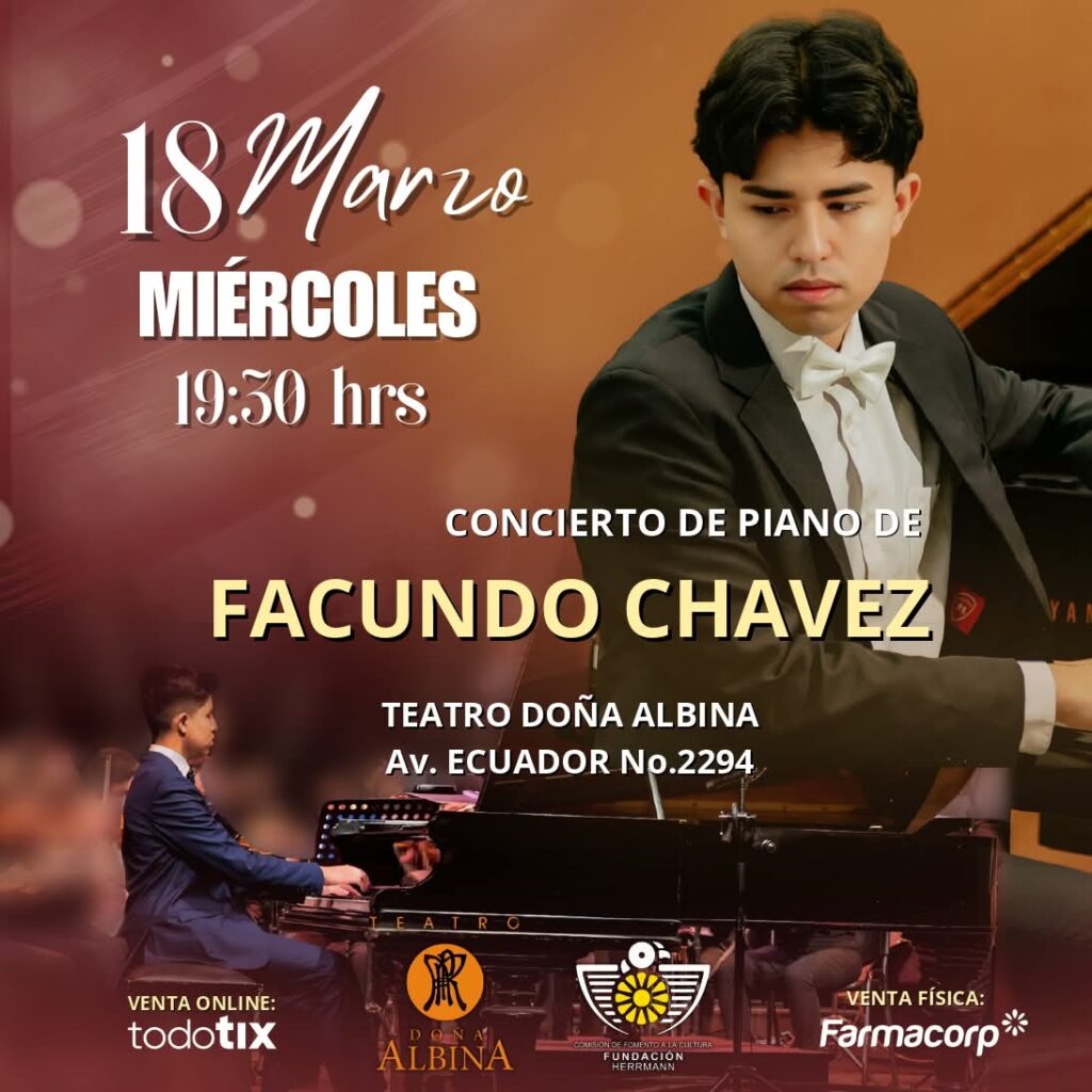 Facundo Chávez: concierto de piano - movidadealtura.com